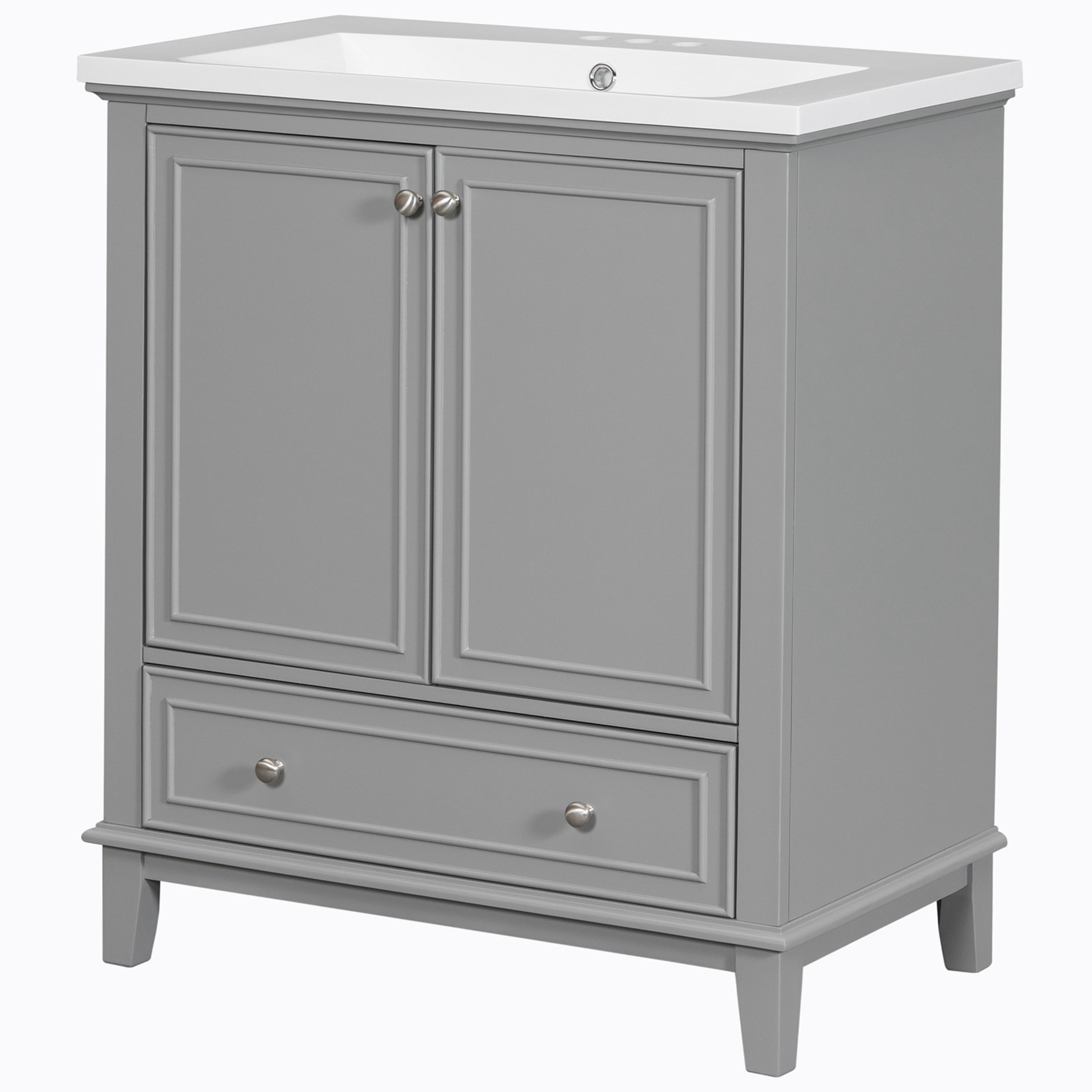 Winston Porter Randesha 30 Free Standing Single Bathroom Vanity With