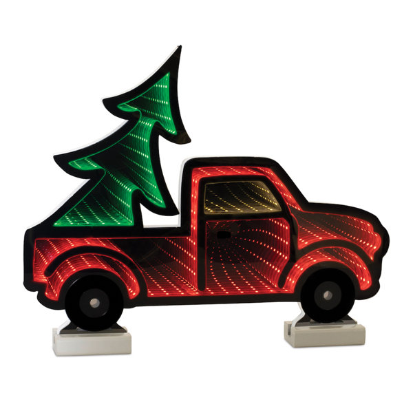 The Holiday Aisle® Holiday Pickup Truck Kanija Light Display 16"L | Wayfair