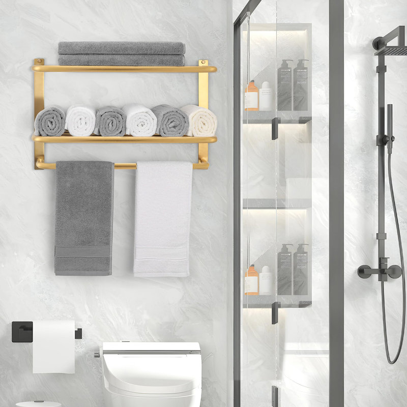 WELLMAX 3-Tier Towel Rack for Bathroom | Wayfair