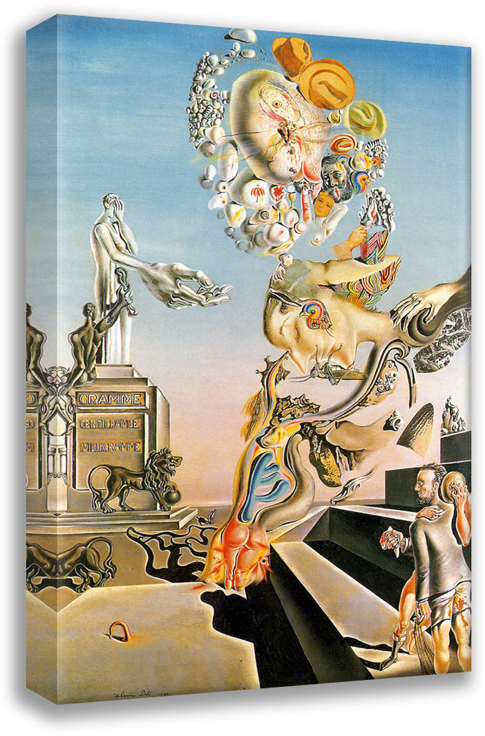 Lark Manor™ The Lugubrious Game by Salvador Dali Gallery Wrapped Canvas ...