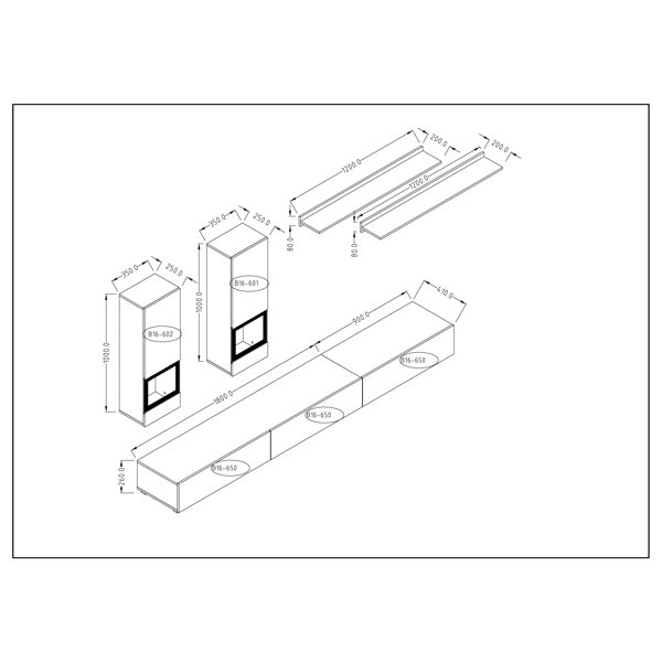 Metro Lane Carlotta Entertainment Unit for TVs up to 78" & Reviews ...