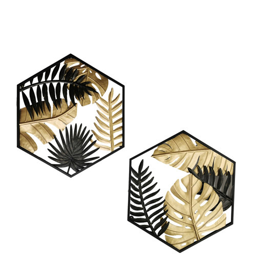 Gold Metal Wall Accents You'll Love | Wayfair