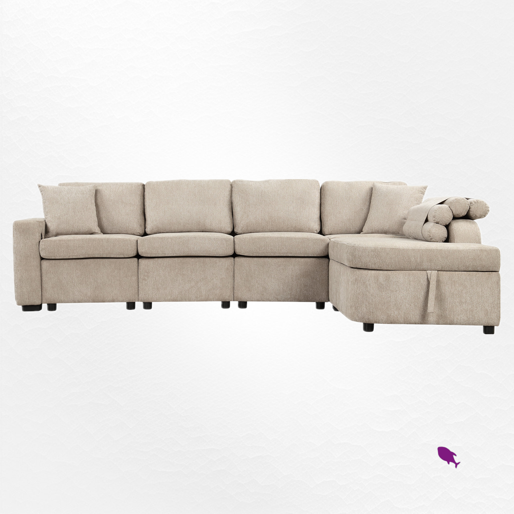 Ebern Designs Spero 5 - Piece Upholstered Sectional | Wayfair