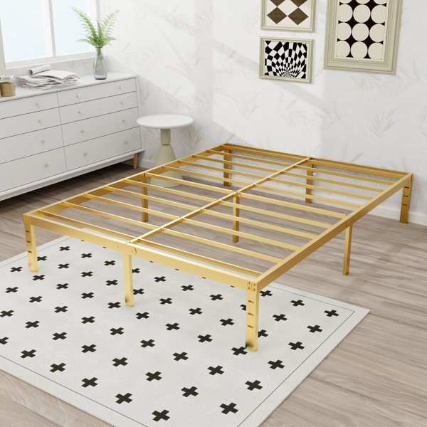Ebern Designs Oprina Metal Open-Frame Bed & Reviews | Wayfair