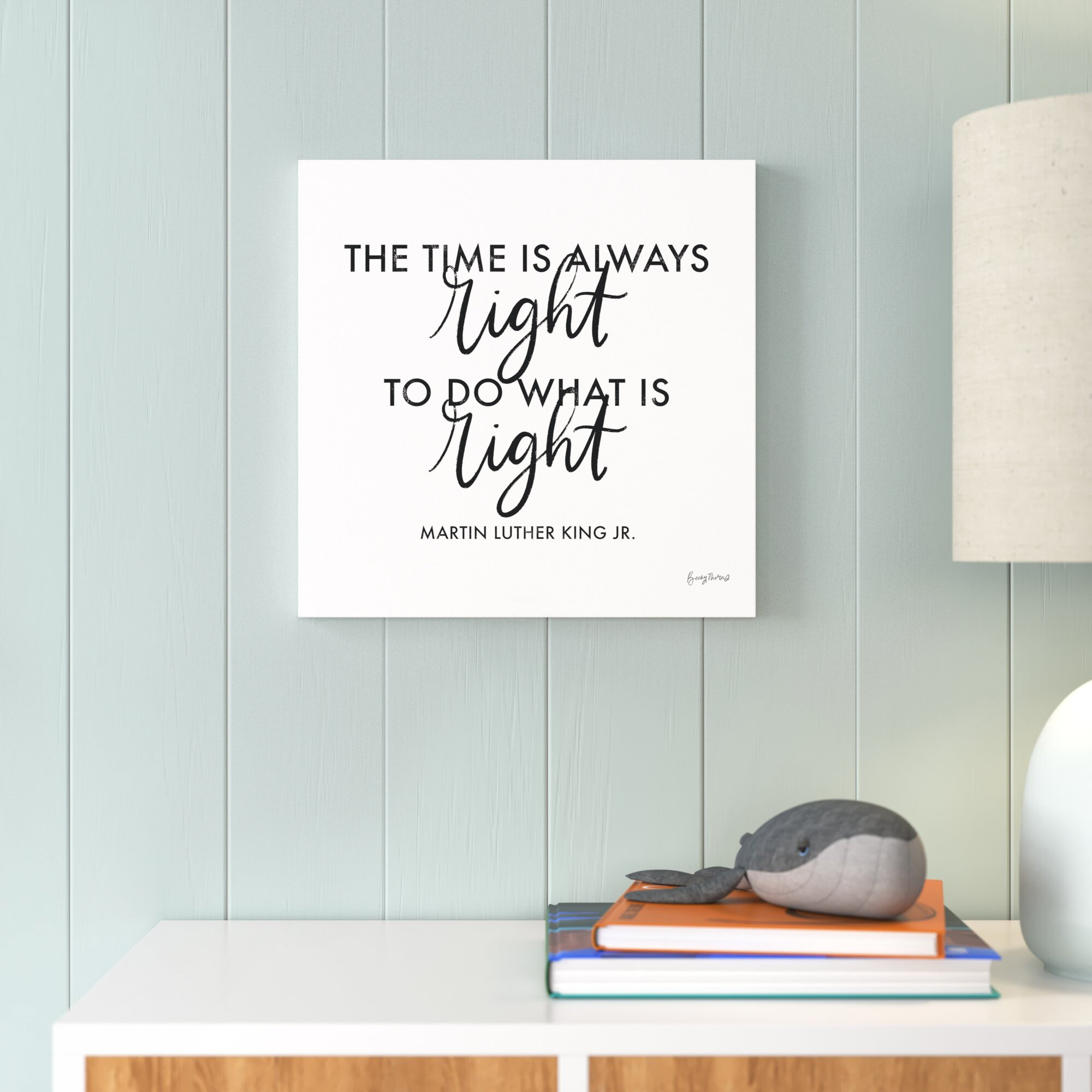 Sand & Stable™ Baby & Kids Words of Wisdom IV BW by Becky Thorns ...