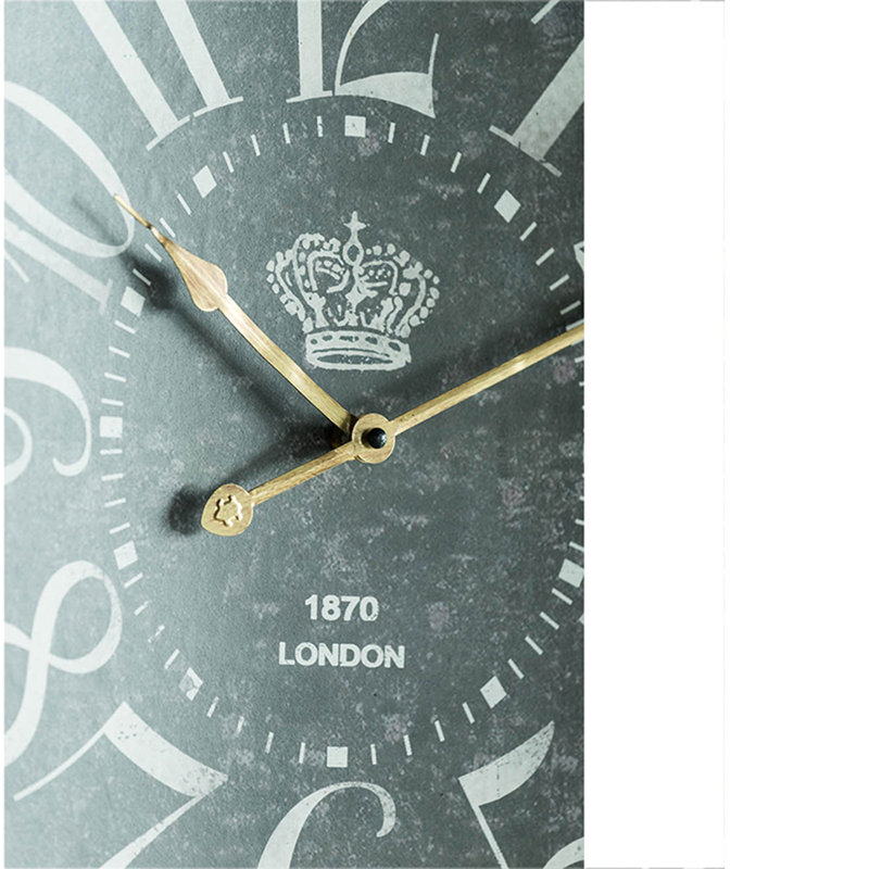 Rosalind Wheeler Black Rectangular Wall Clock | Wayfair