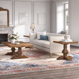 Solid Wood Coffee Table Sets You'll Love | Wayfair