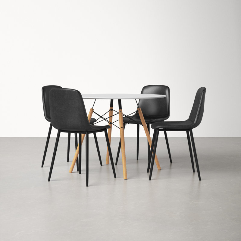AllModern Jordan 5 - Piece Dining Set & Reviews | Wayfair