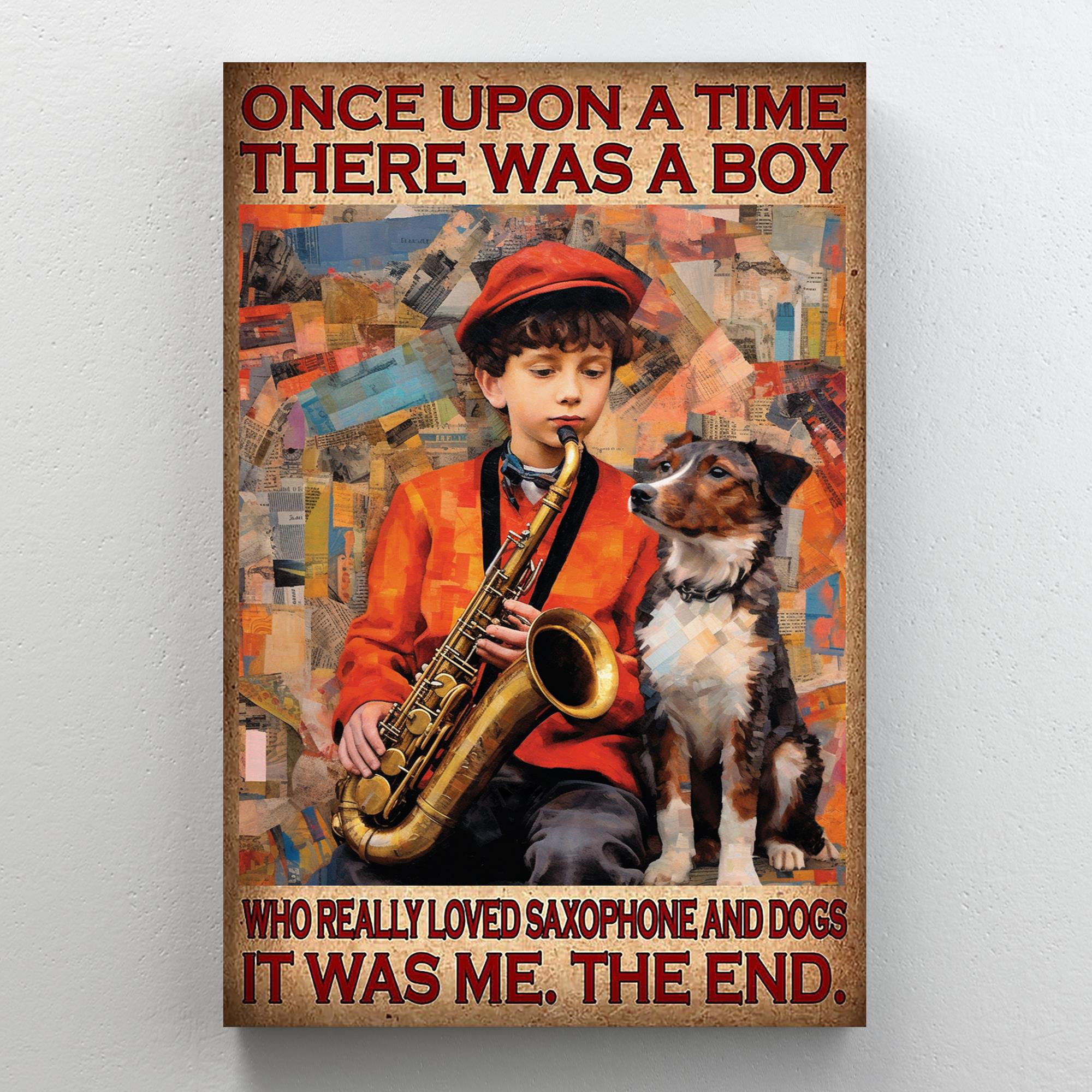 Trinx Who Really Loved Saxophone And Dogs - 1 Piece Rect Who Really ...