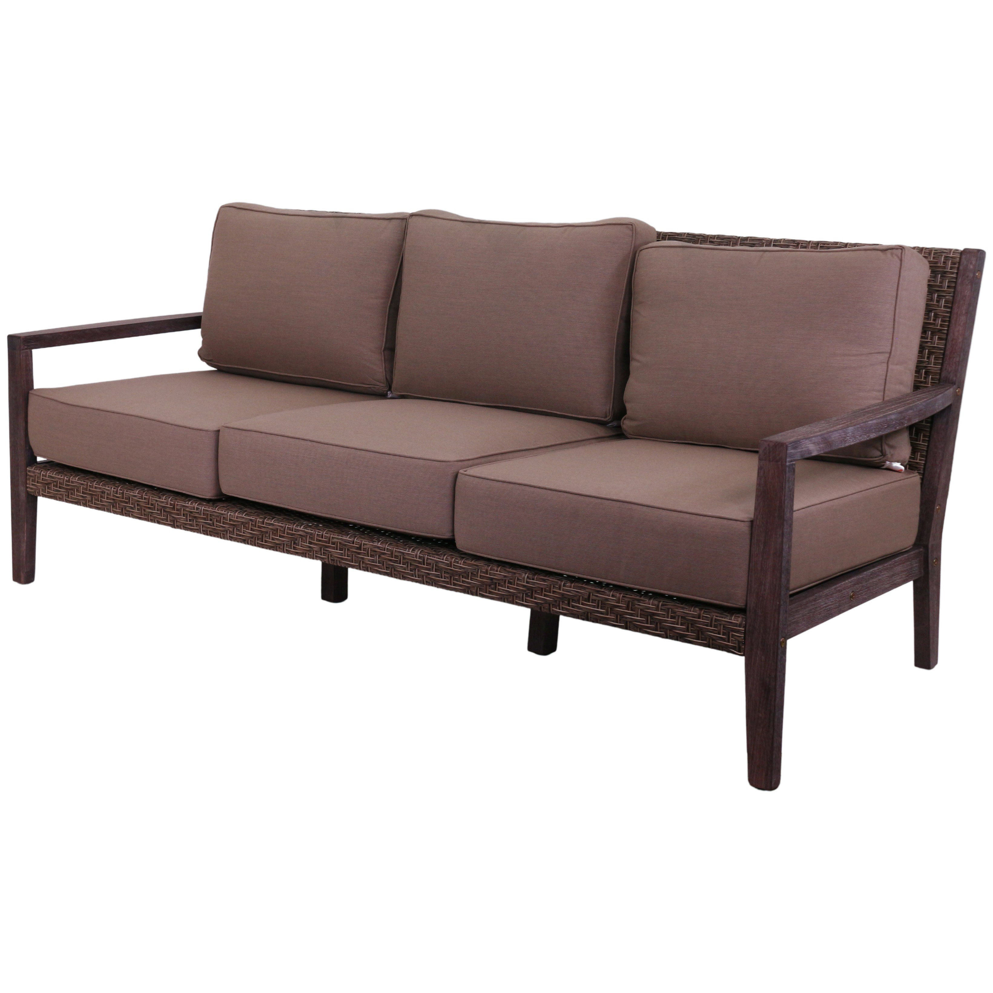 George Oliver Kambrea 171.99'' Wide Outdoor Reversible Patio Sofa with ...