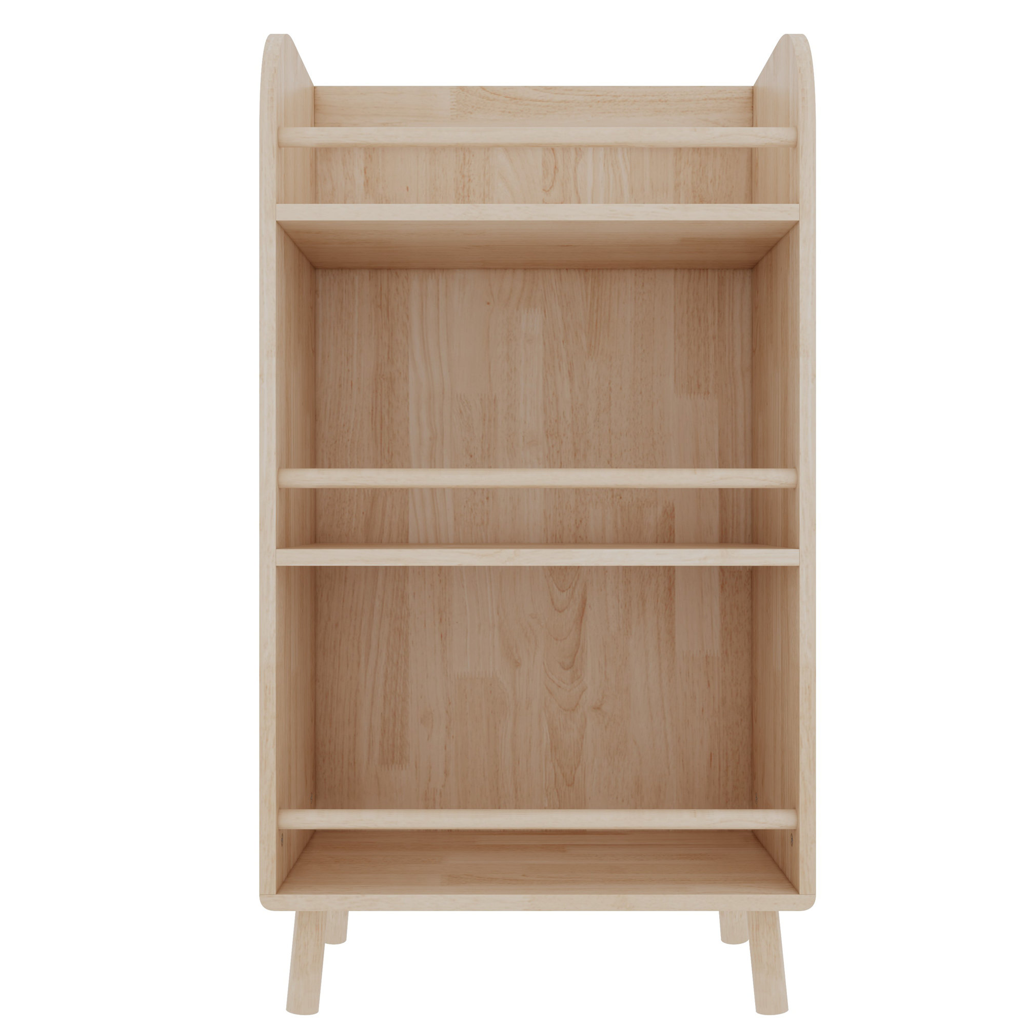 George Oliver Pine Solid Wood Bookshelf | Wayfair