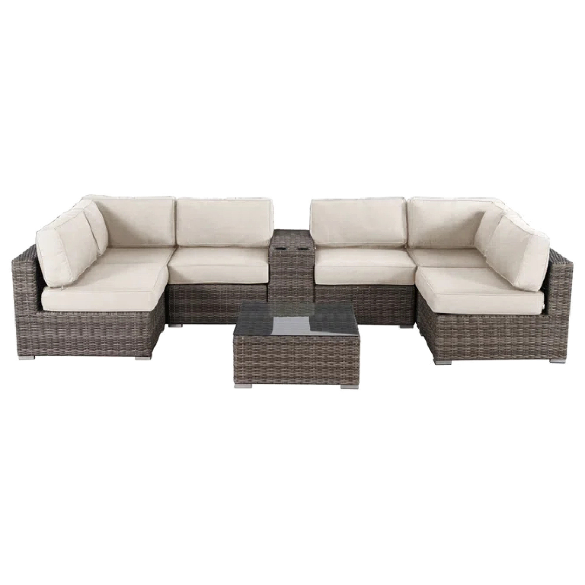 Latitude Run® Fully Assembled 4 - Person Seating Group For Outdoor Use ...