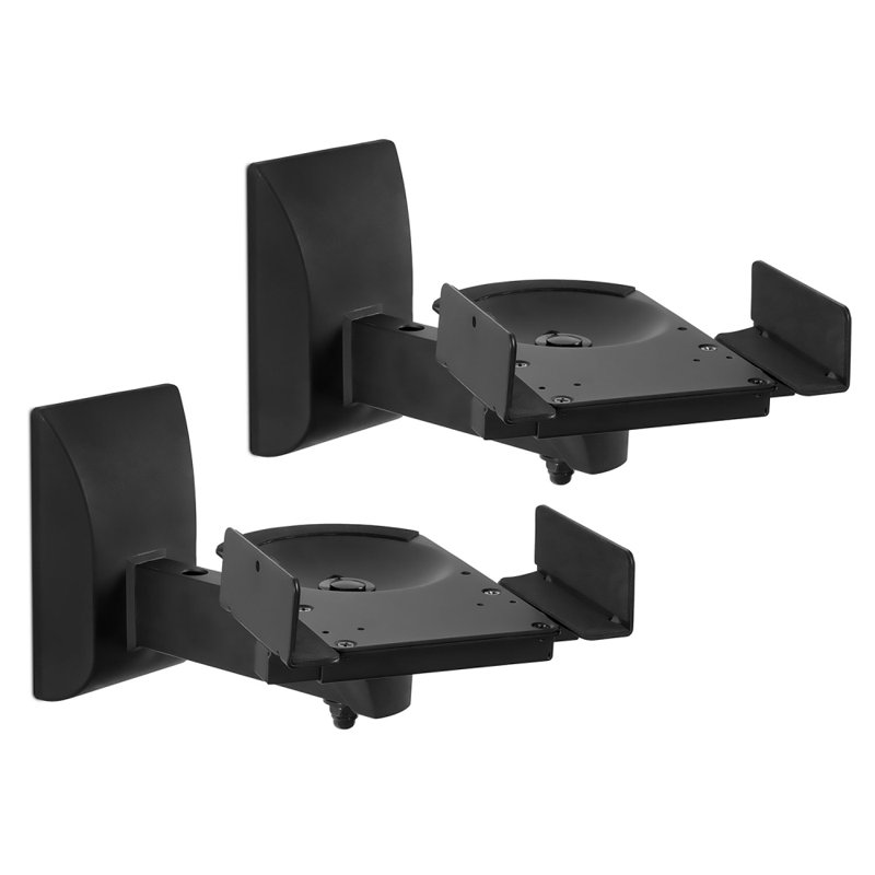 Mount-It! Speaker Wall Mounts, Pair of Universal Side Clamping ...