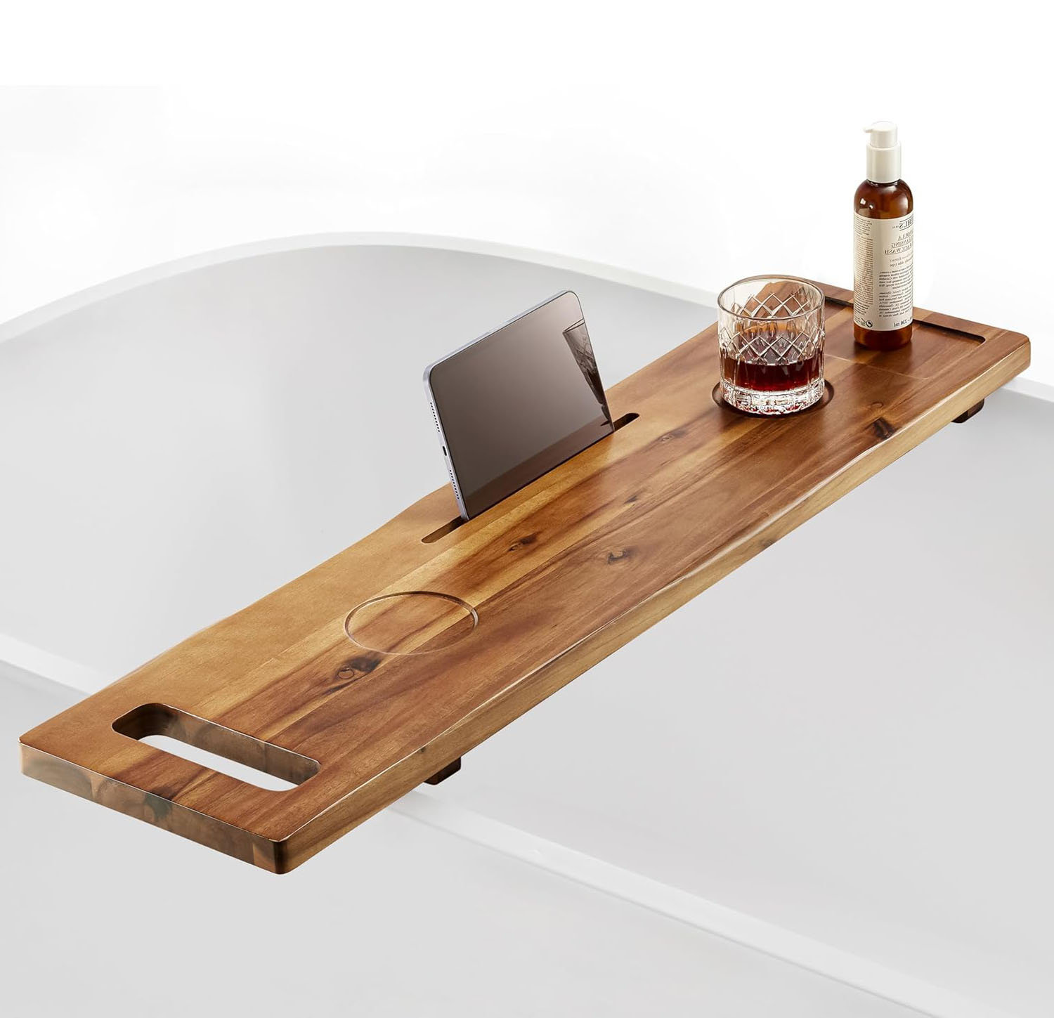 Hokku Designs Bathtub Caddy Tray Table,Large Bath Tub Tray ,Wooden ...