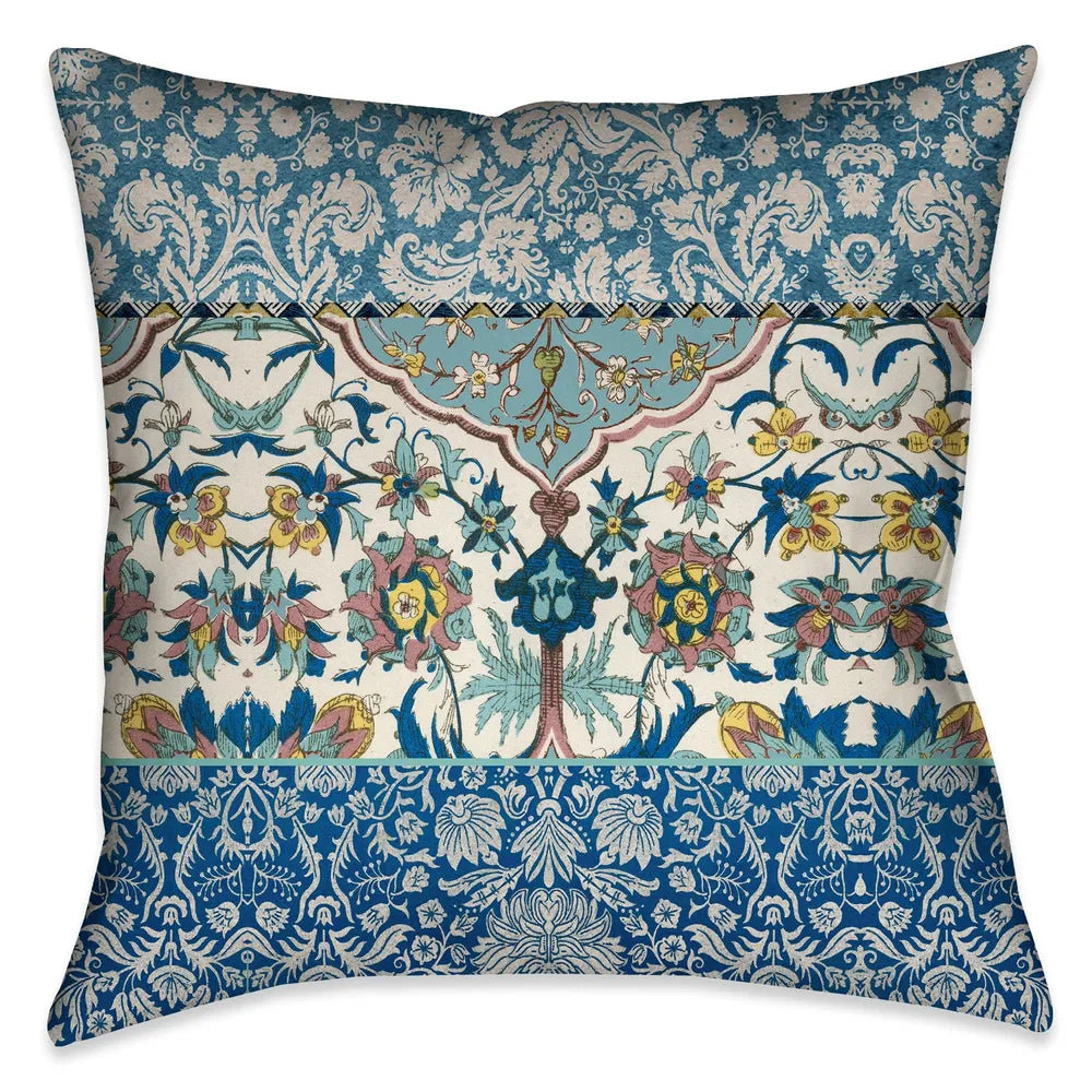 Laural Home Royal Blue Bohemian Tapestry Indoor Decorative Pillow | Wayfair