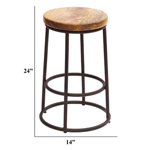 Union Rustic Parkridge 24" Counter Stool & Reviews | Wayfair