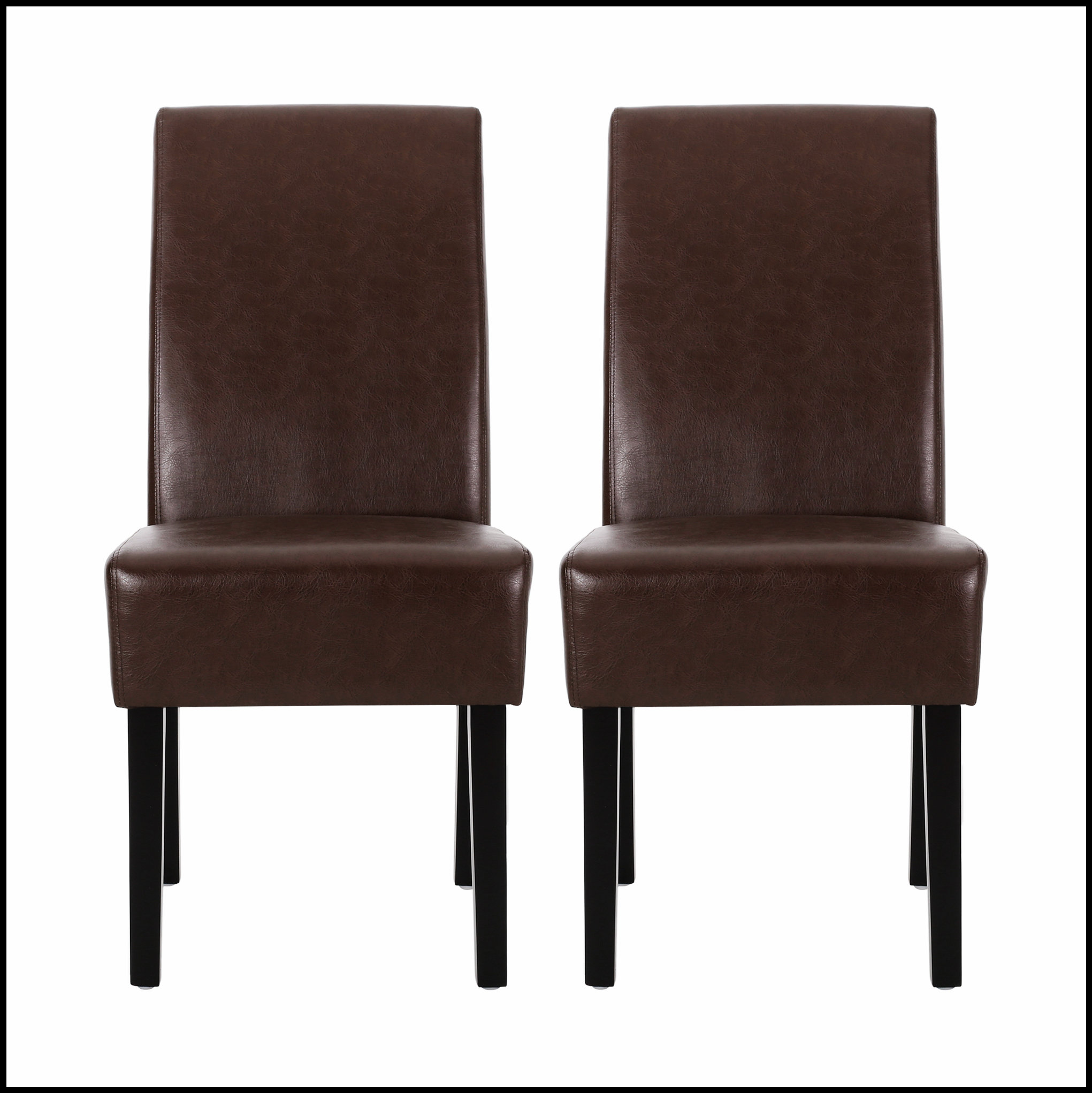 Everly Quinn Contemporary Dining Chairs Set of 2, Comfortable ...