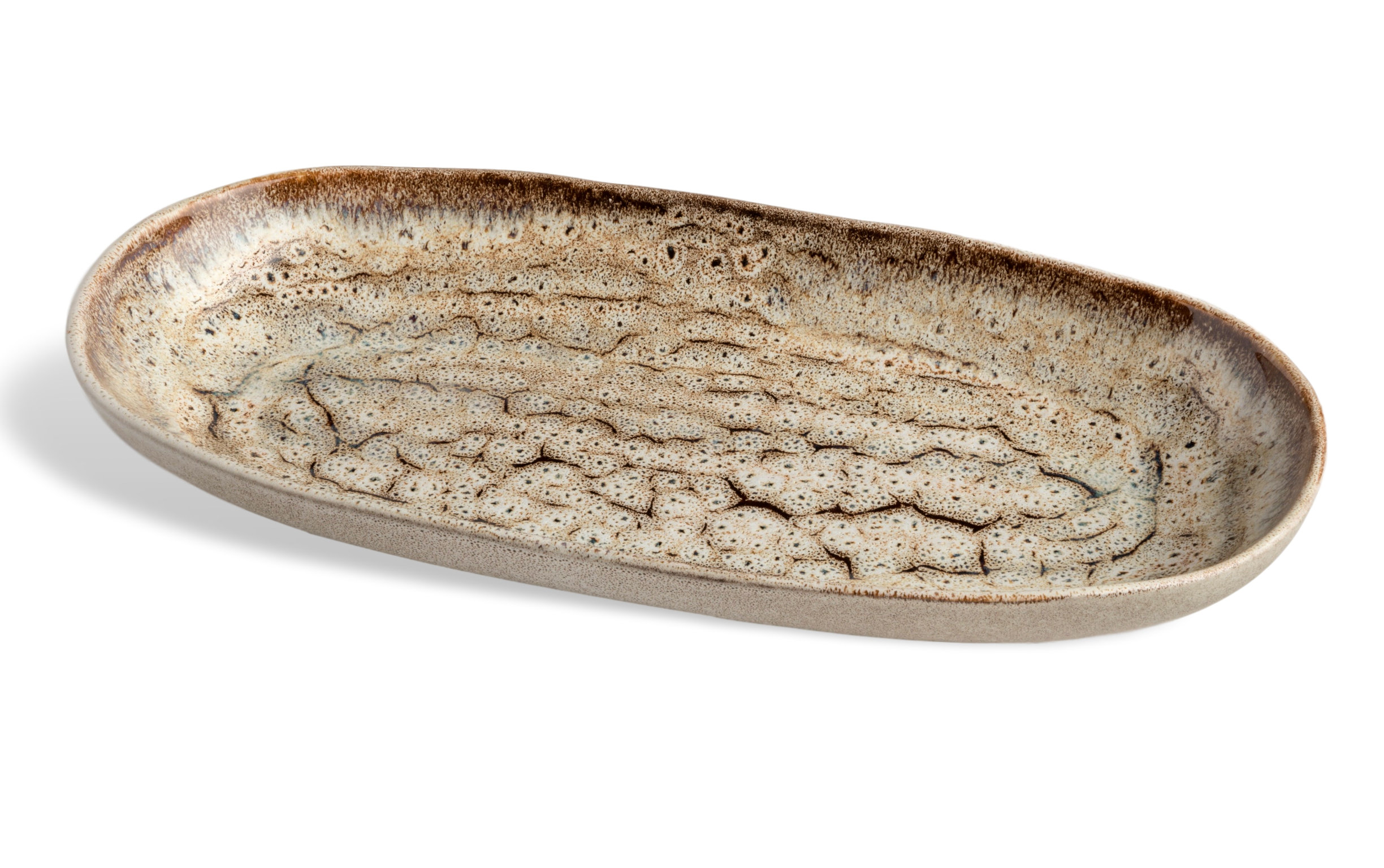 Carmel Ceramica Truffle Oval Tray | Perigold