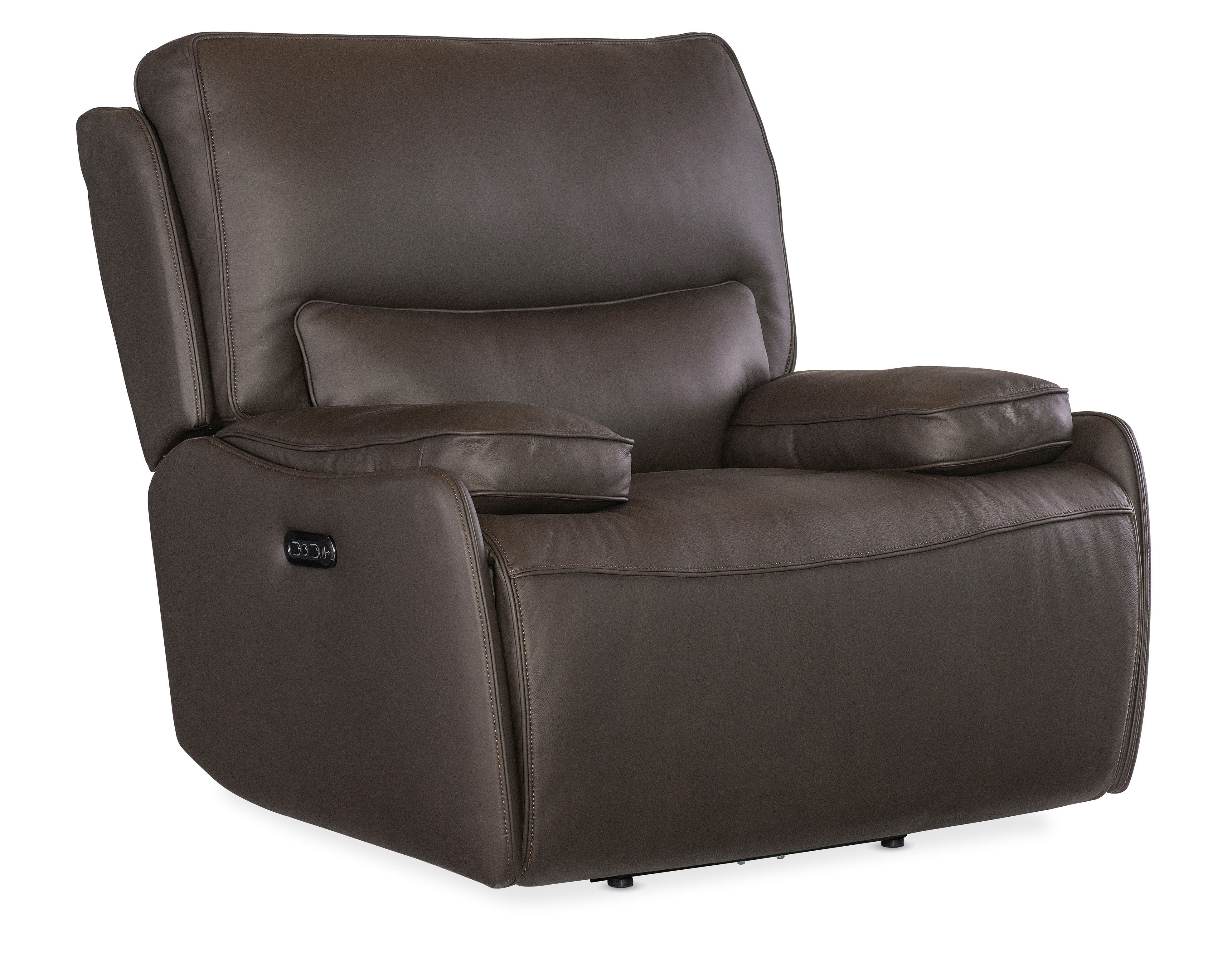Hokku Designs Naael Zero Gravity Leather Power Recliner with ...