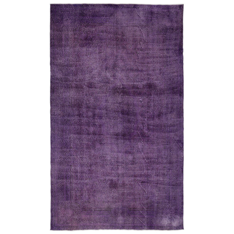 Hargun Atina Vintage Hand Woven Hand Knotted 200 X 343 Purple Area Rug ...