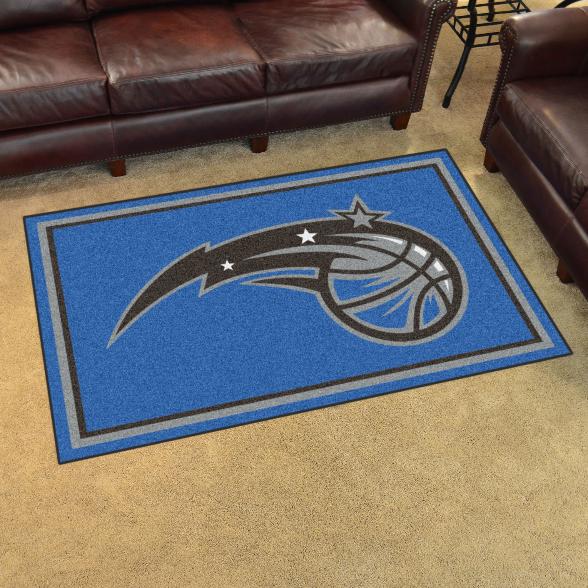 FANMATS NBA Orlando Magic 72 in. x 48 in. Non-Slip Indoor Only Door Mat ...