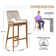 Corrigan Studio® Kiarn Patio Bar Stool with Cushion & Reviews | Wayfair