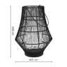 Ivyline Outdoor Portofino Curve Wirework Lantern 40cm | Wayfair.co.uk