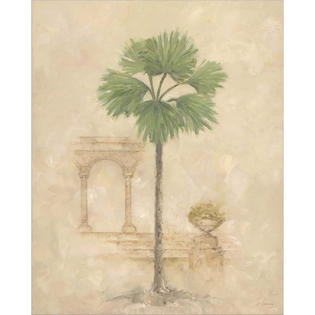 Trinx Palm With Architecture 2 By Debra Lake, Canvas Wall Art | Wayfair