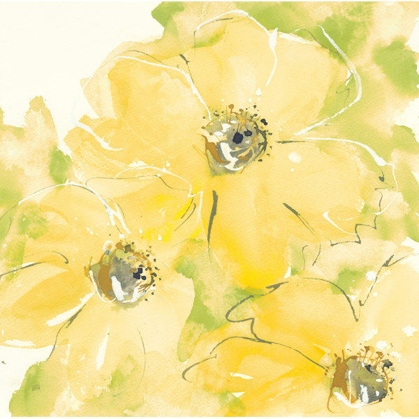 Rosalind Wheeler Sunshine Cosmos I V2 by Chris Paschke - Wrapped Canvas ...