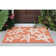 Beachcrest Home Vogt Animal Print Handmade Tufted Orange Indoor/Outdoor ...