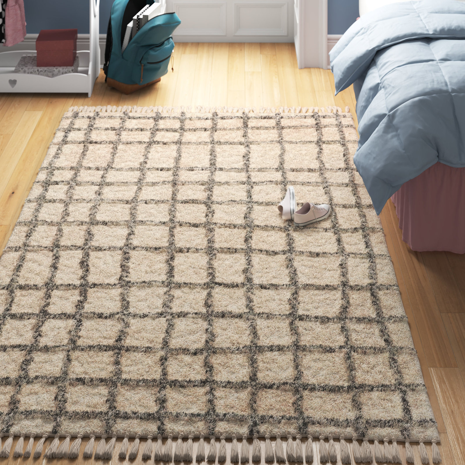 Laurel Foundry Modern Farmhouse® Mariana Crosshatch Cotton Tasseled ...