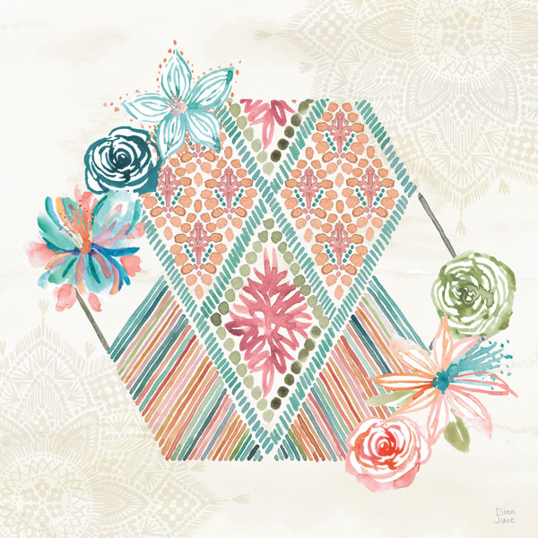 Marlow Home Co. Macrame Meander IV by Dina June - Wrapped Canvas ...