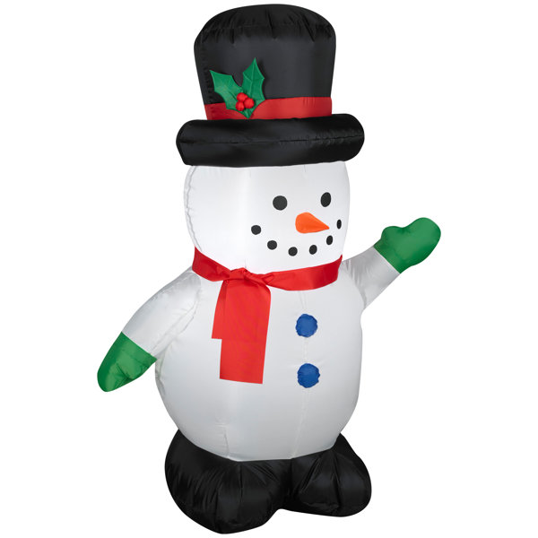 Gemmy Industries Airblown® Outdoor Snowman Inflatable | Wayfair