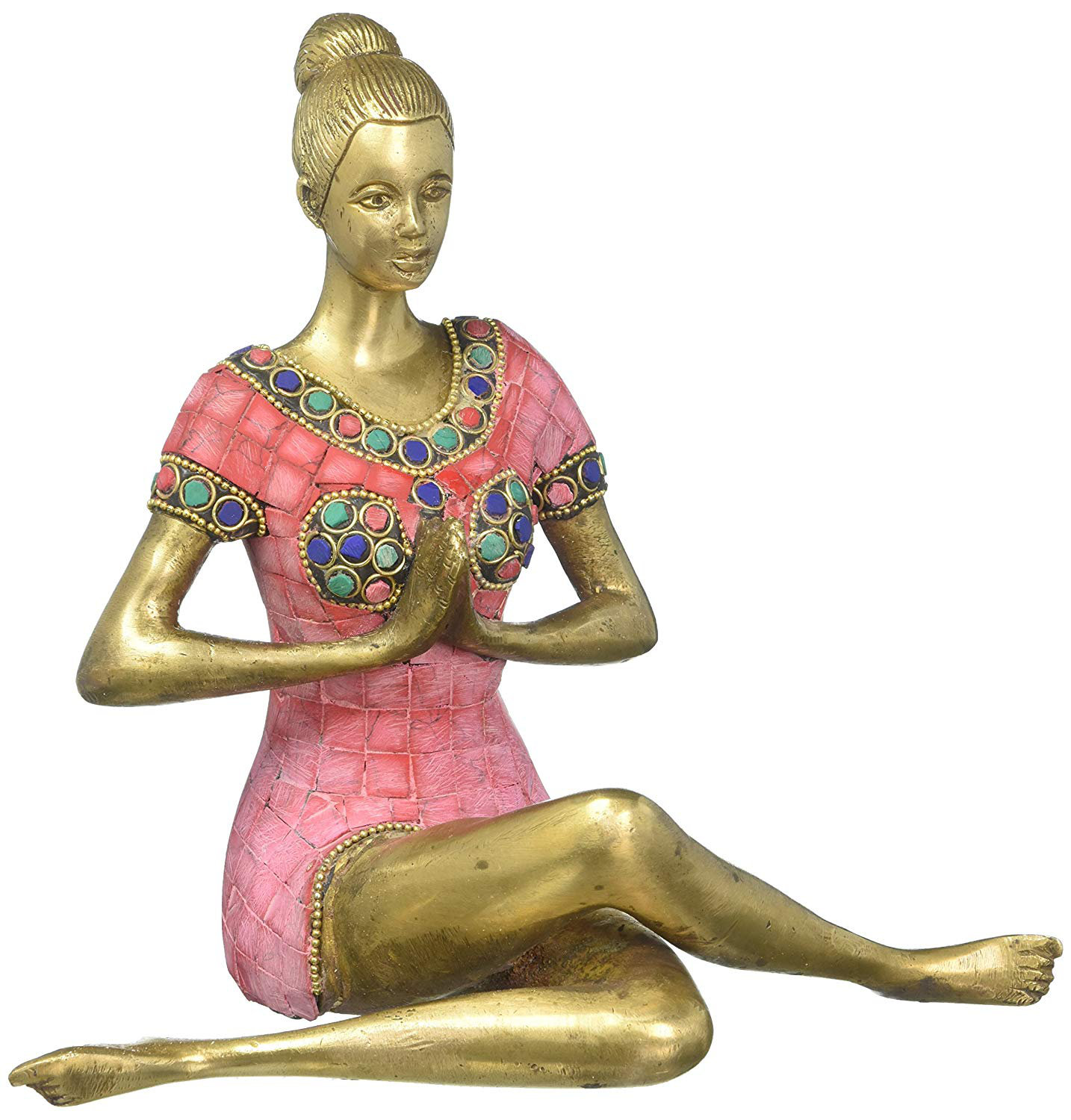 Bungalow Rose Mardi Namaste Yoga Lady Idol - Wayfair Canada