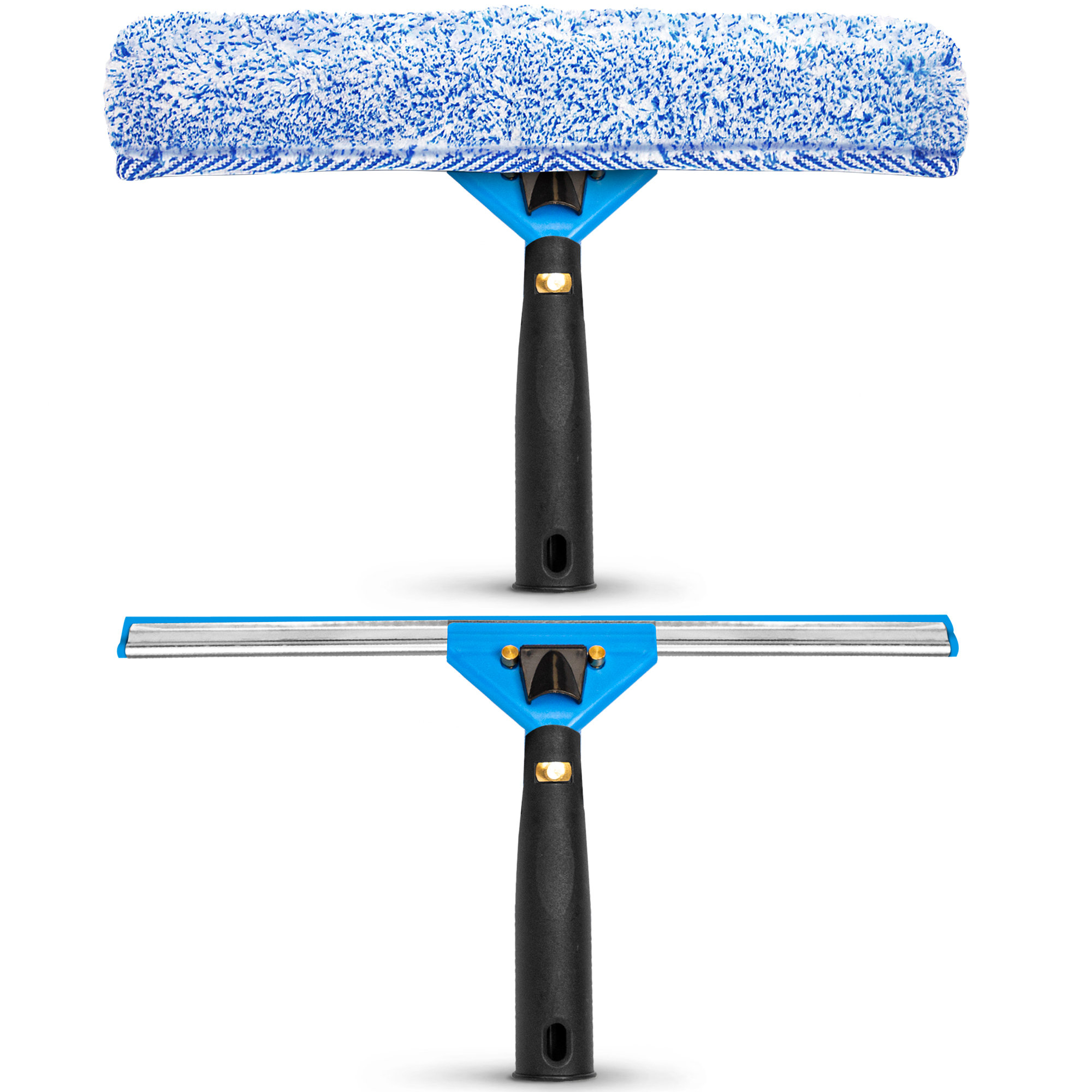 Gritt Commercial Swivel Window Washing Kit with Squeegee and Washer, 3 ...