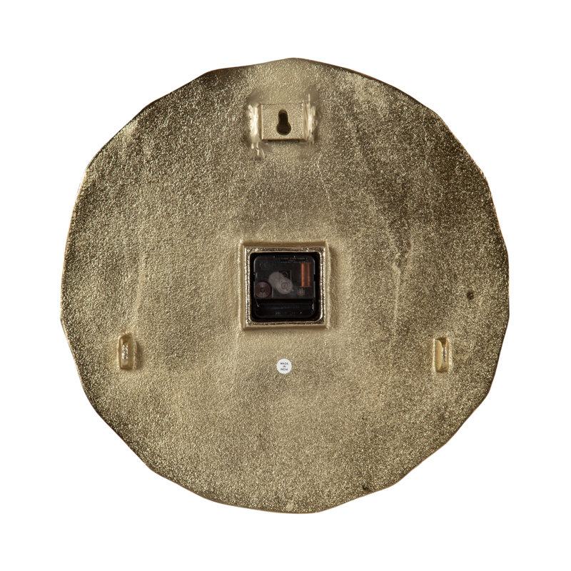 Mercer41 Round Sand Cast Aluminum Clock | Joss & Main