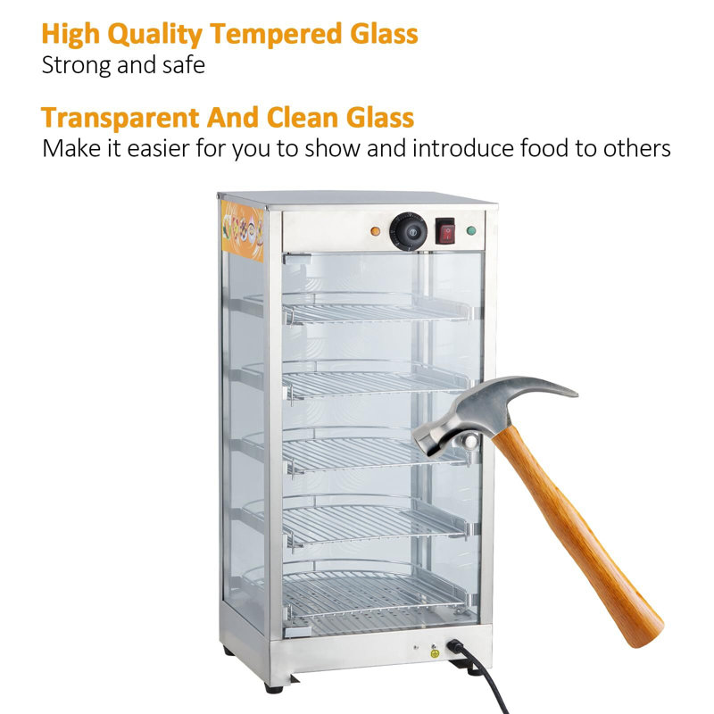 The Party Aisle™ Stainless Steel Display Case | Wayfair