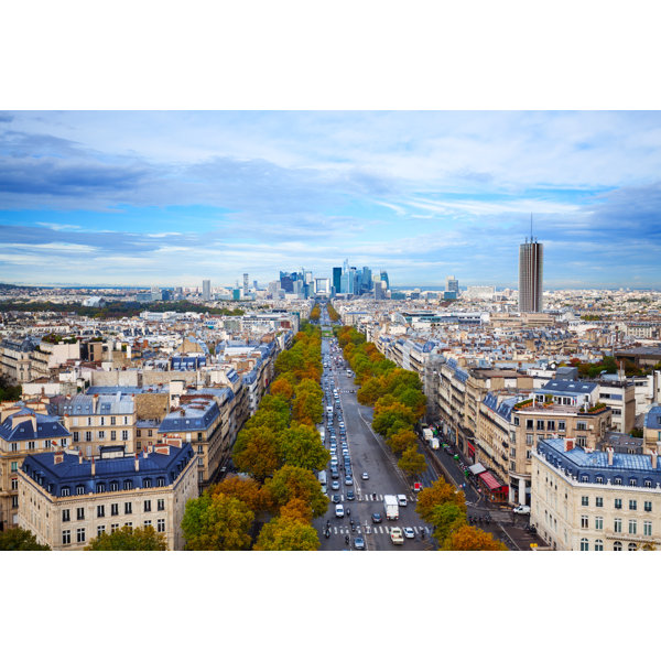 Hokku Designs Charniak The Avenue Des Champs-Elysees On Canvas by ...