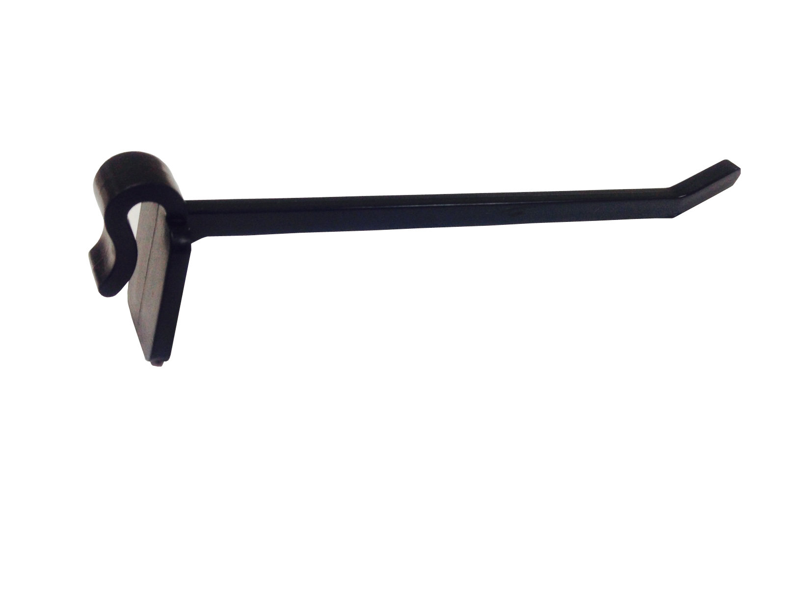 Fixturedisplays® 4” Black Plastic Hooks Corrugated Board Slot Hook 50 ...