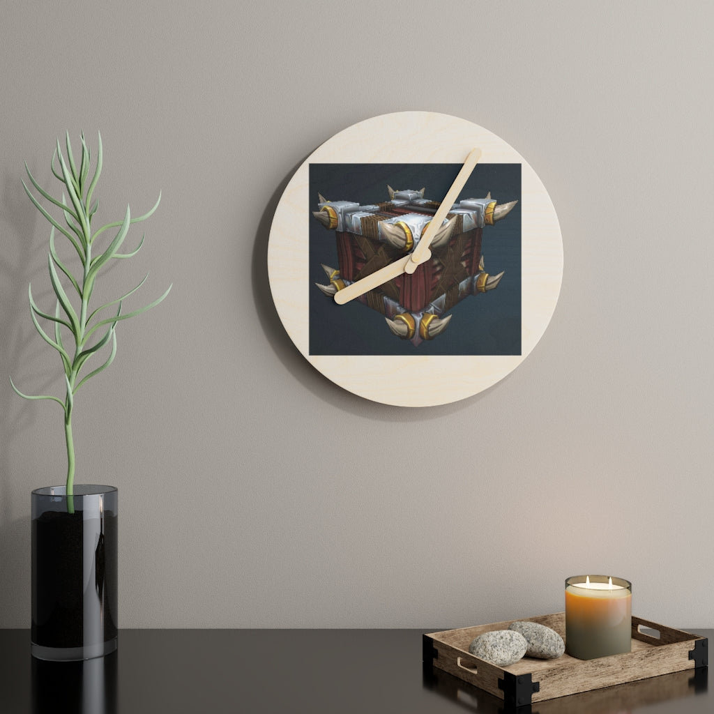 East Urban Home War Raptor Crate Wooden Wall Clock - Wayfair Canada