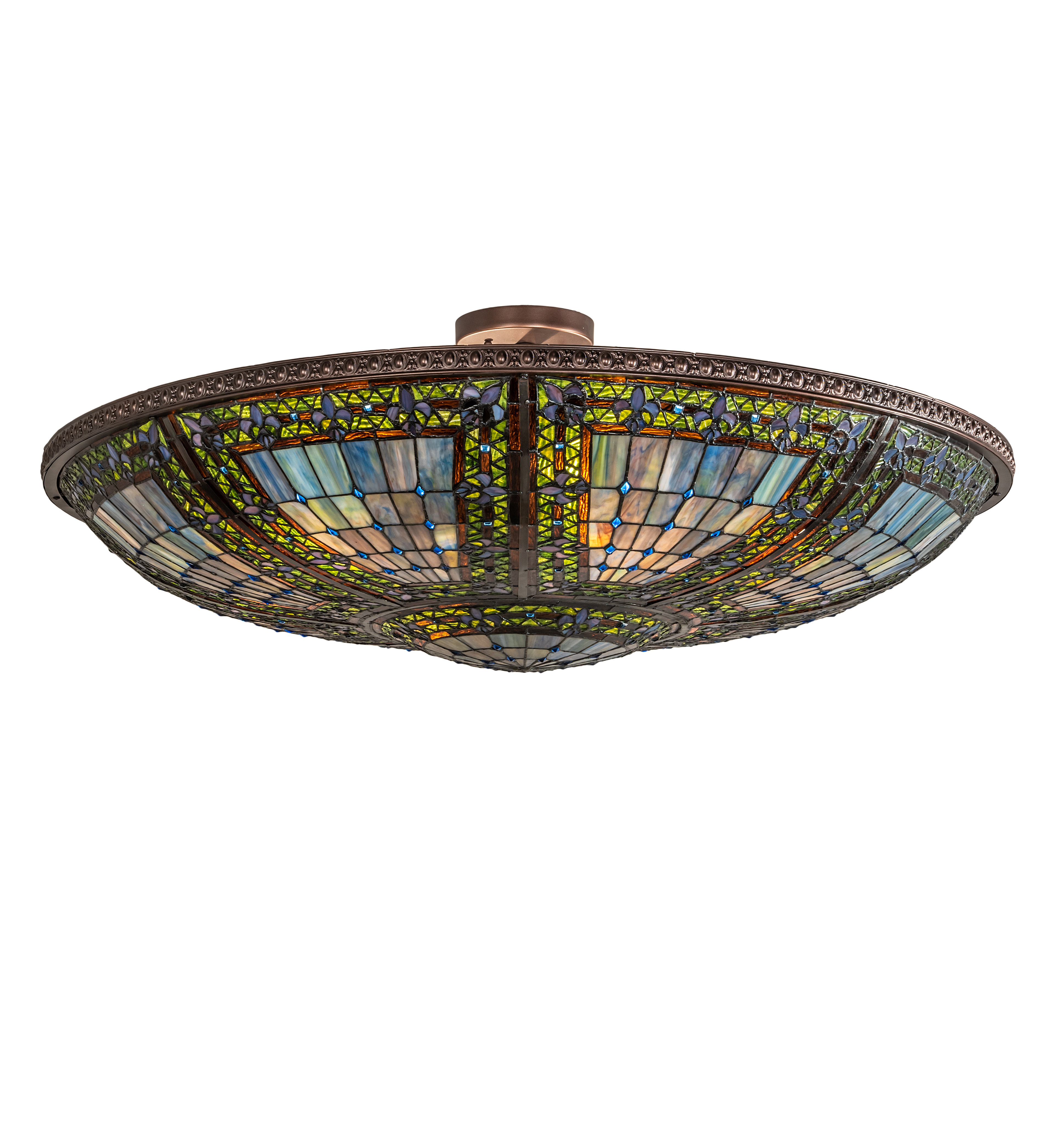 Meyda Lighting 40" Wide Fleur-De-Lis Semi-Flushmount - Wayfair Canada