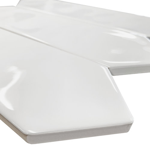 Giorbello Glazed Ceramic Picket Subway Tile 3" x 12"- Glossy | Wayfair