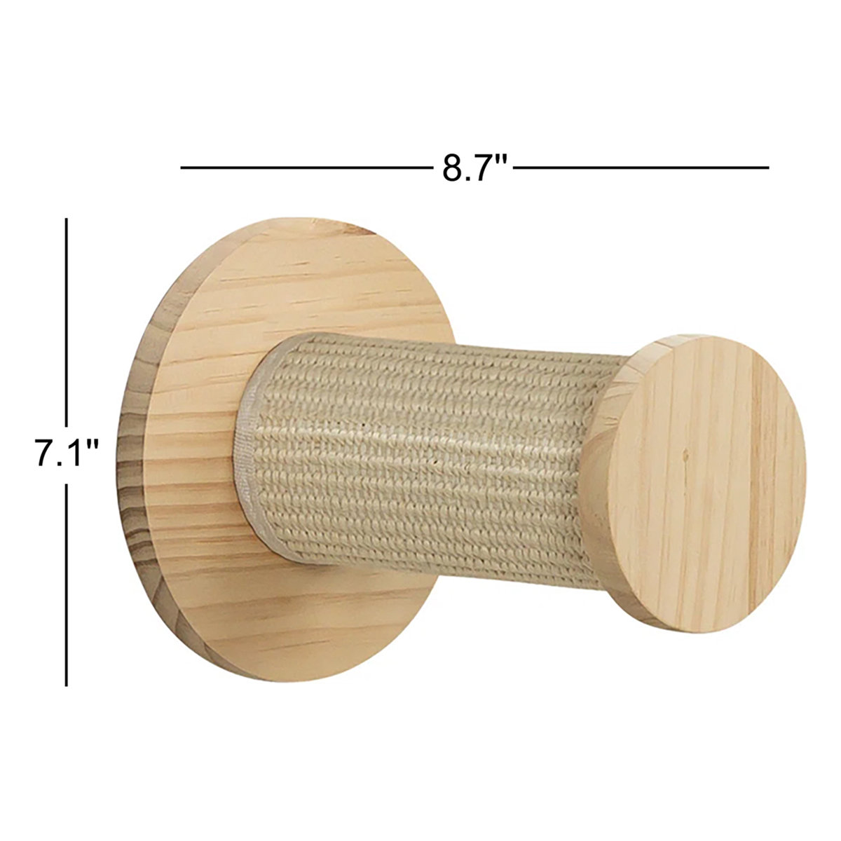 TRIXIE Wall Set 3, Indoor Wall Mounted Cat Climbing System, 3 Sisal ...