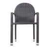 Wrought Studio™ Wiesner Wicker Outdoor Stackable Dining Armchairs ...