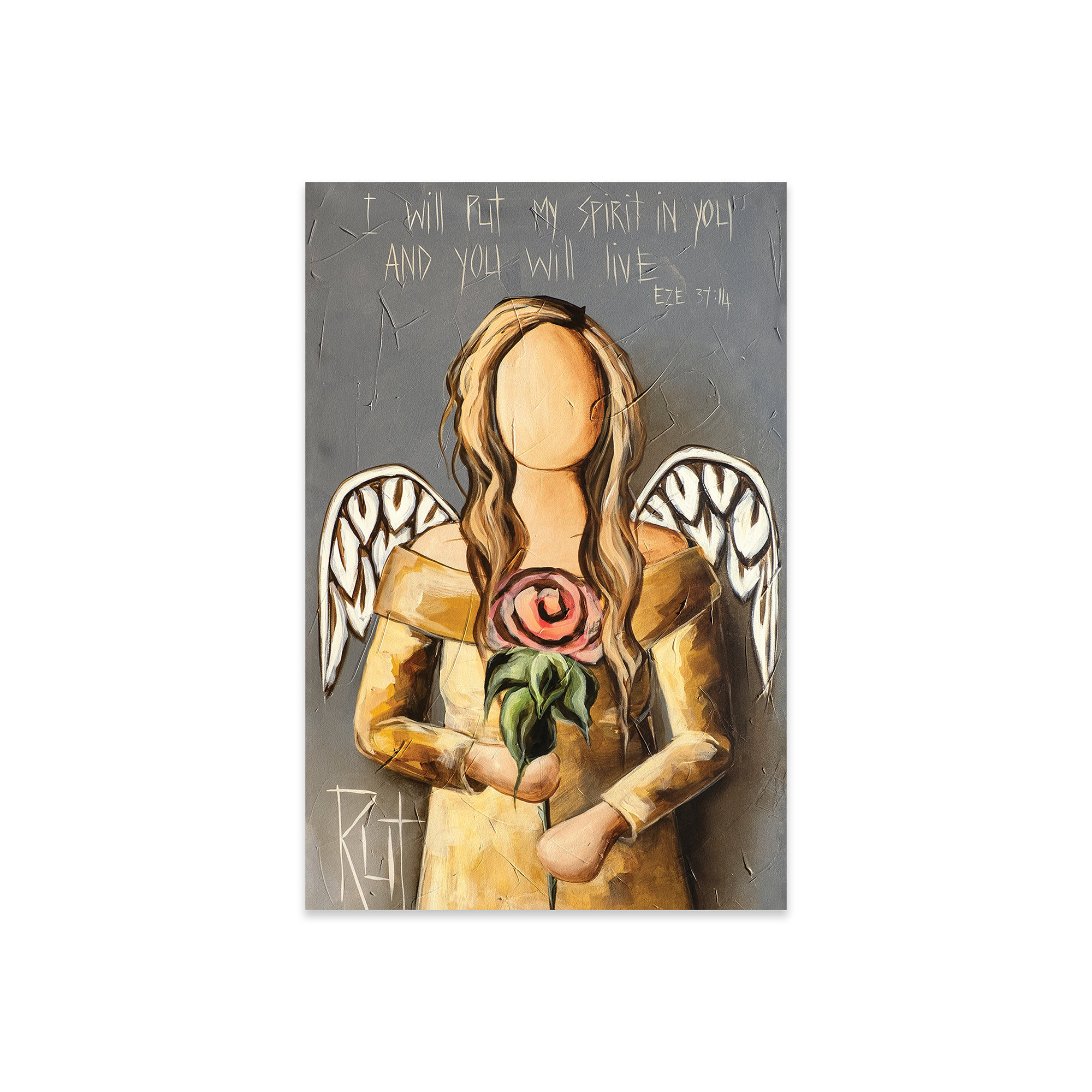 Trinx I Will Put My Spirit On Plastic/Acrylic by Ruth's Angels Painting ...