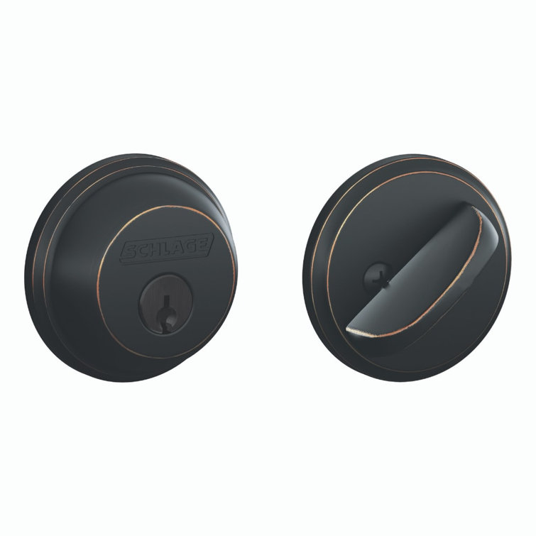 Schlage Fire-Rated Single Cylinder Deadbolt & Reviews | Wayfair