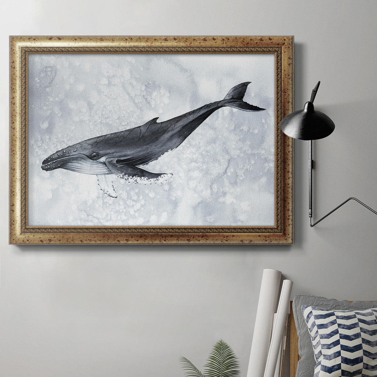 Longshore Tides Deep Diver II - Picture Frame Print on Canvas | Wayfair