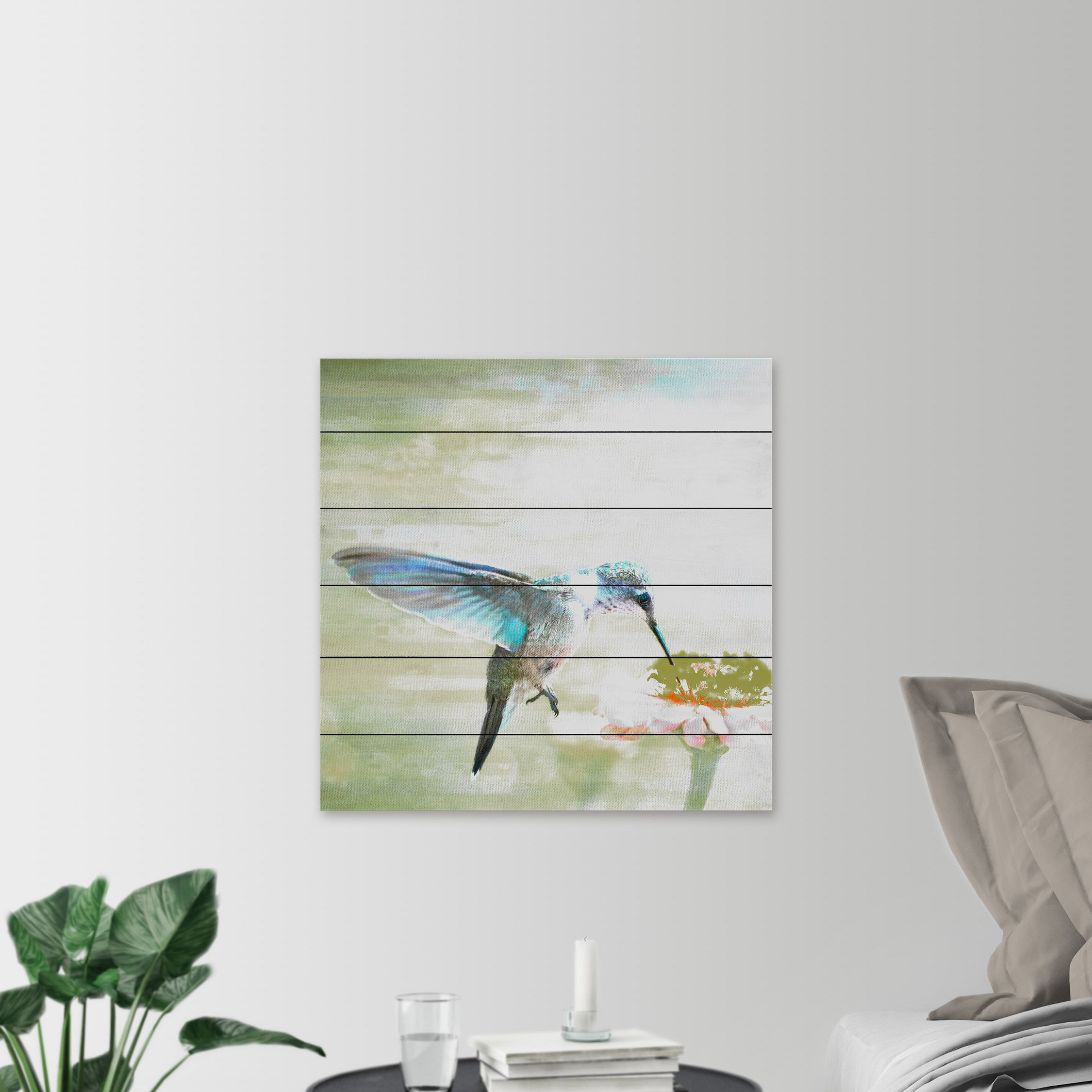 Gracie Oaks 'Bel Gate' Print On White Wood - Wayfair Canada