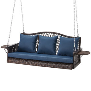 Jolliff Porch Swing, 900lbs High Load, Comfy Unique Design
