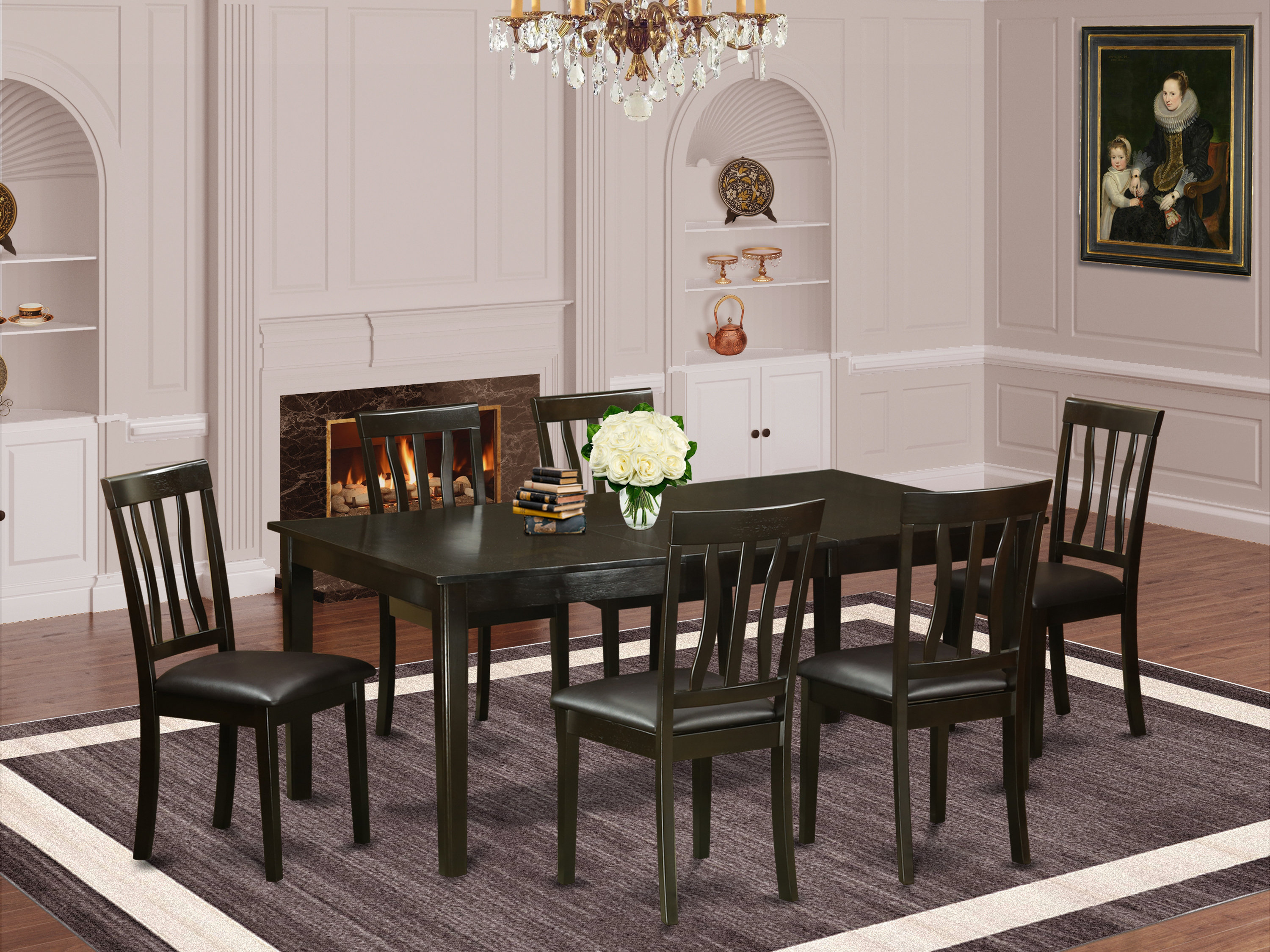 Red Barrel Studio® Clontz Butterfly Leaf Rubberwood Solid Wood Dining ...